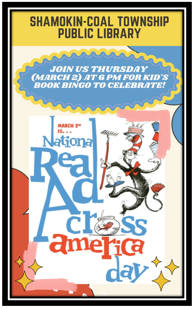 National Read Across America Day 2023 – Shamokin-Coal Township Public ...