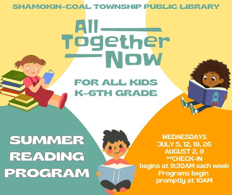 Summer Reading 2023 “All Together Now” Program Series Coming Up ...