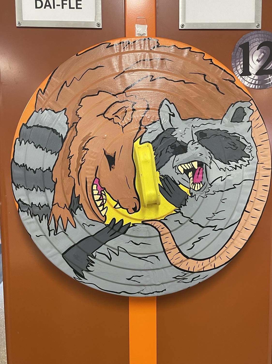 Trash Can Lid Art on Display – Shamokin-Coal Township Public Library