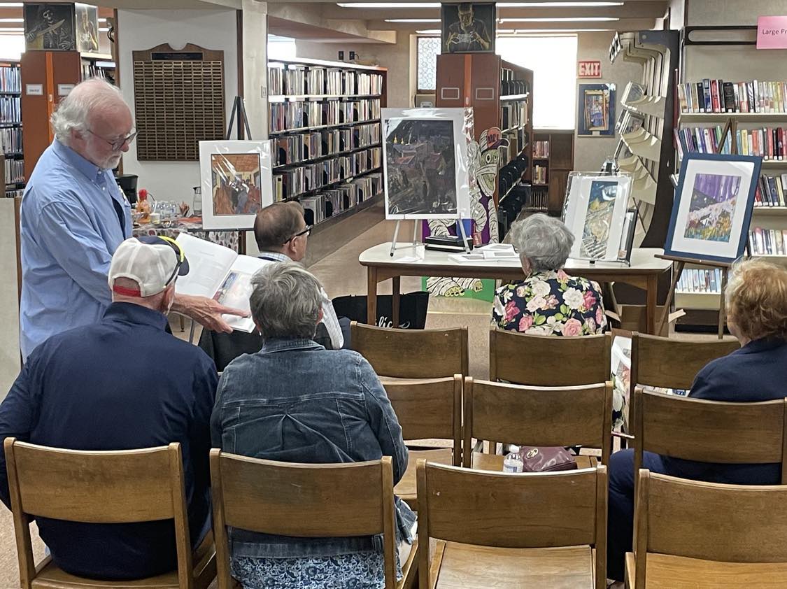 Local Artist/Author Bob McCormick Visits Library – Shamokin-Coal ...
