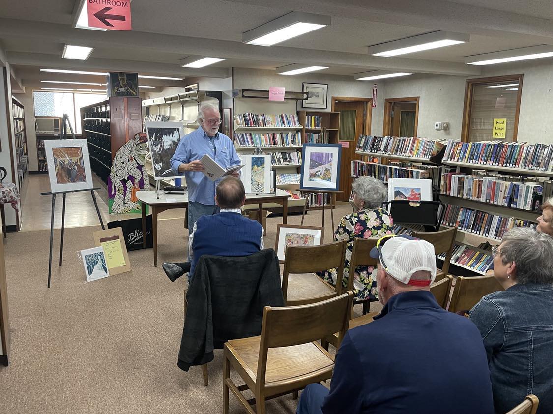 Local Artist/Author Bob McCormick Visits Library – Shamokin-Coal ...