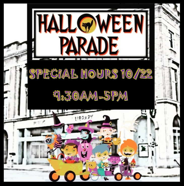 Special Halloween Parade Hours – Shamokin-Coal Township Public Library